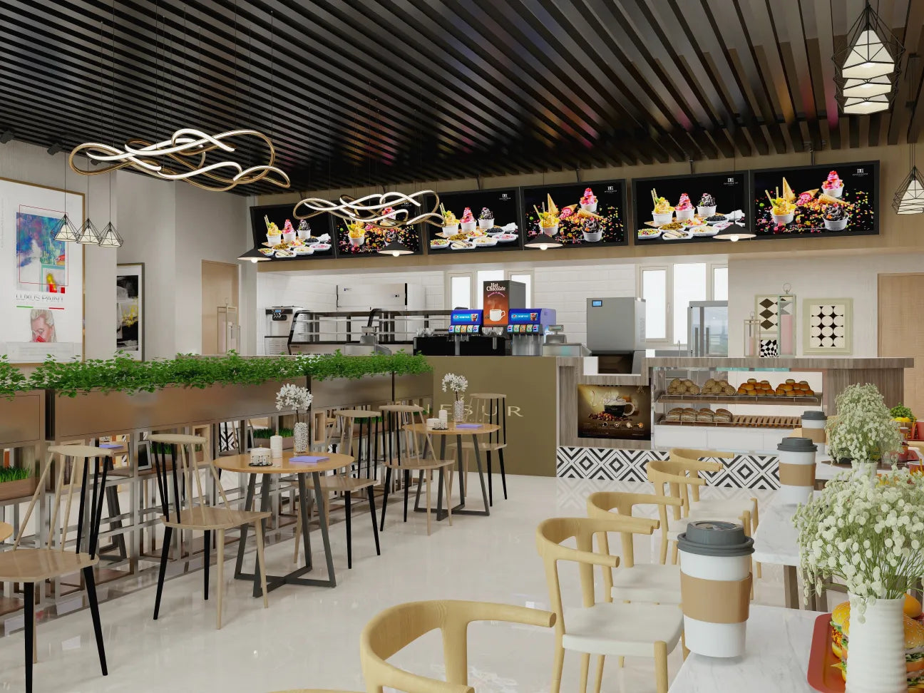 Hamburger Shop Design - EMJ Designer – Homecraft Designer